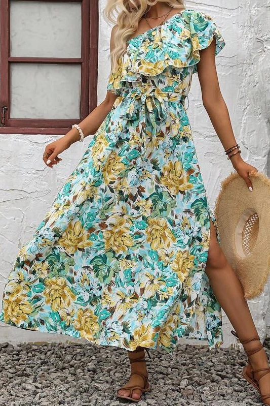 Rochie Midi Sirini Multicolora - Iuliashop