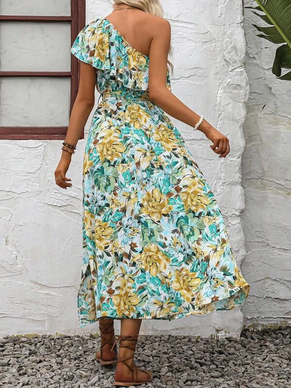 Rochie Midi Sirini Multicolora - Iuliashop